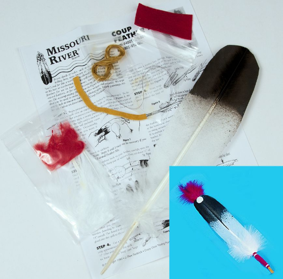 Hand Painted Coup Feather Kit