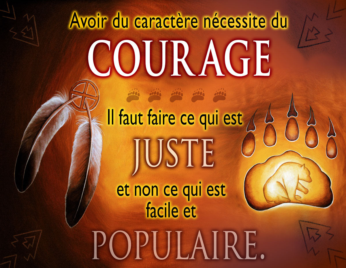 French Poster (Courage)